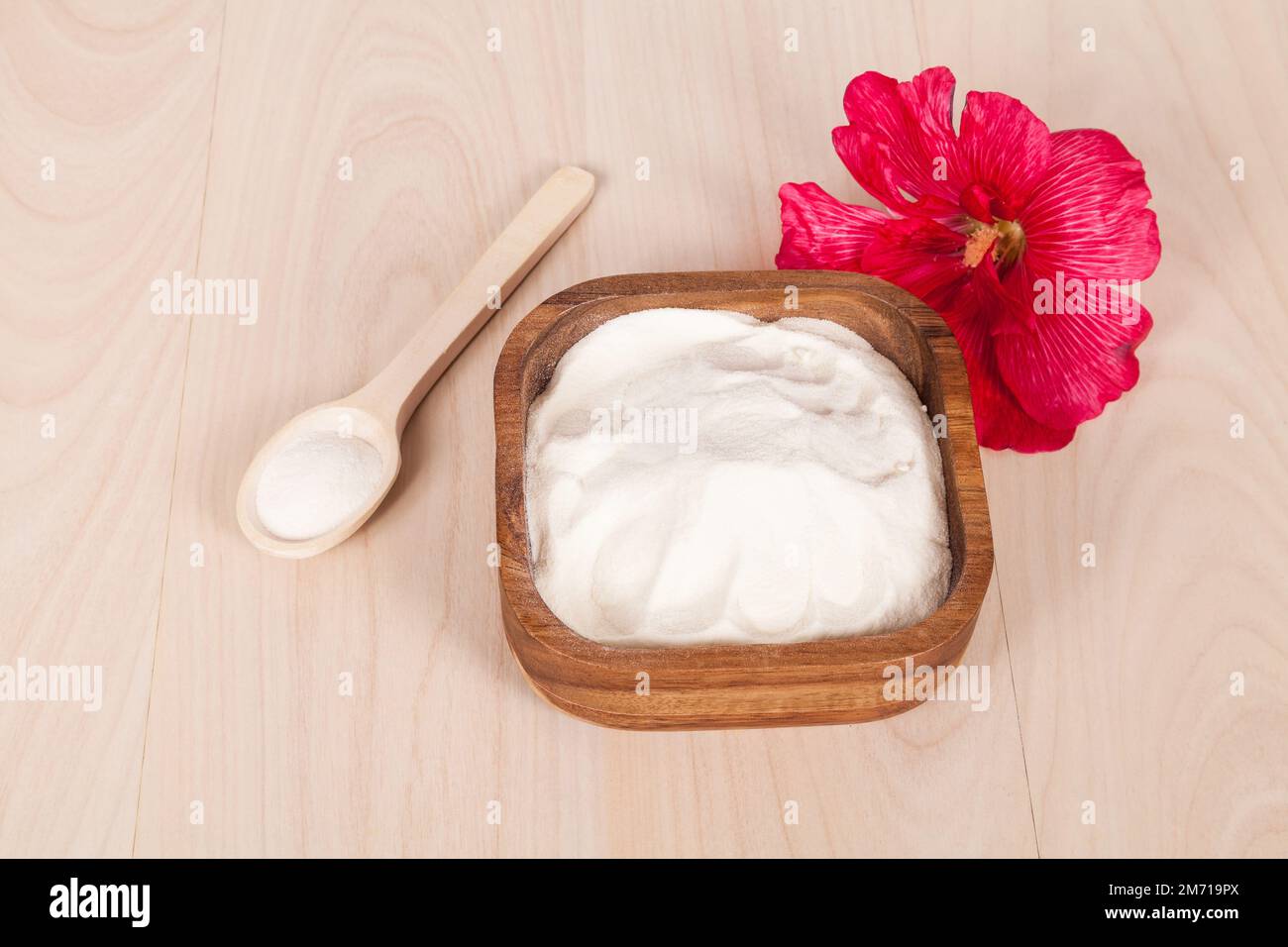 Collagen Hydrolyzed protein molecule - collagen powder Stock Photo - Alamy