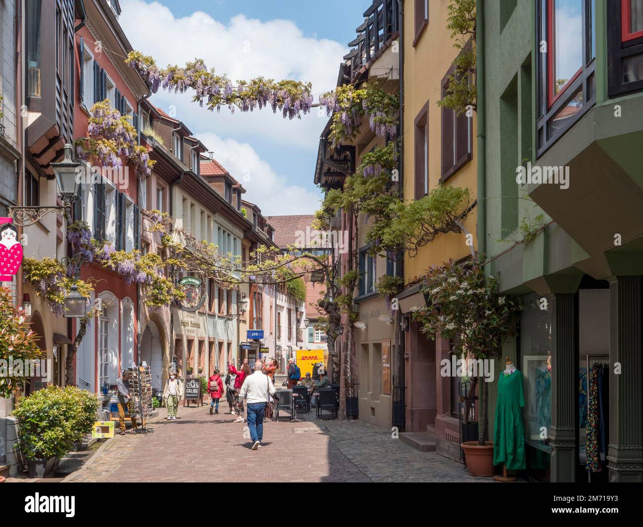 The rank-flowered Konviktstrasse is an old craftsmen's street in the ...