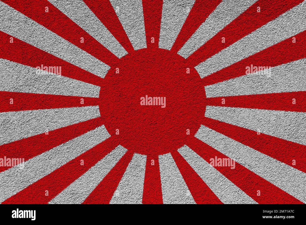 Flag of the Imperial Japanese Army on the texture. Concept collage Stock Photo - Alamy