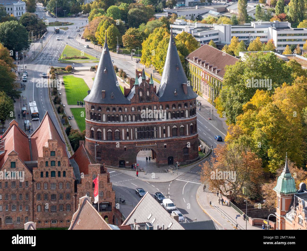 Medieval Brick Gate and Holsten Gate Museum, UNESCO World Heritage Site ...