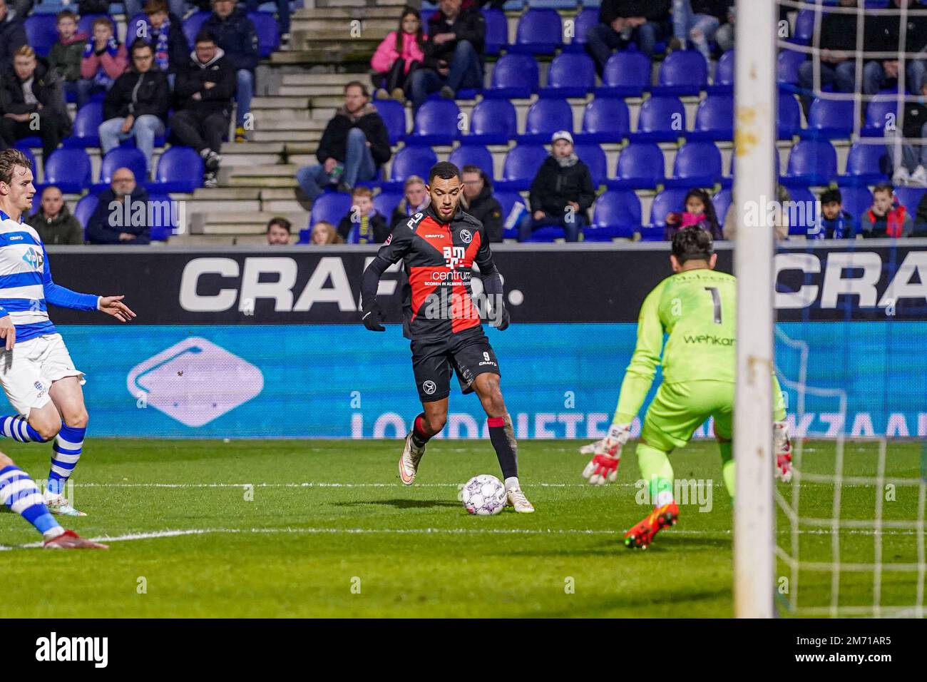 ZWOLLE, NETHERLANDS - JANUARY 6: Jeredy Hilterman of Almere City FC ...