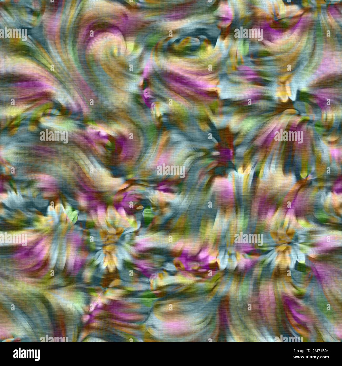 Marbled floral decorative pattern. Seamless botanical wash for organic ...