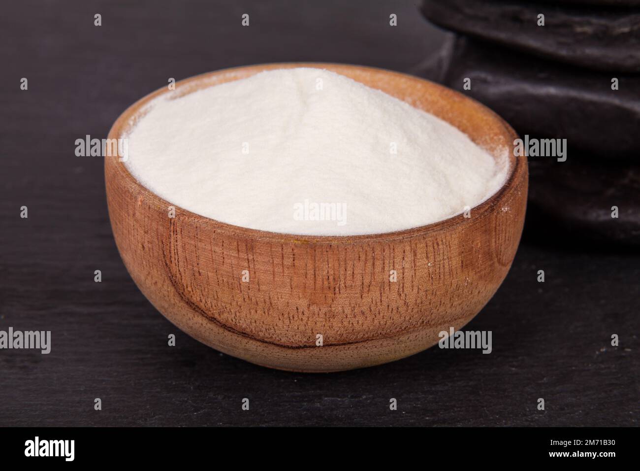 Collagen Hydrolyzed protein molecule - collagen powder Stock Photo - Alamy