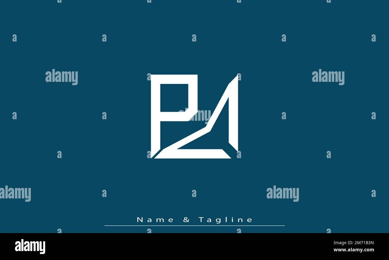Pm initials logo hi-res stock photography and images - Alamy