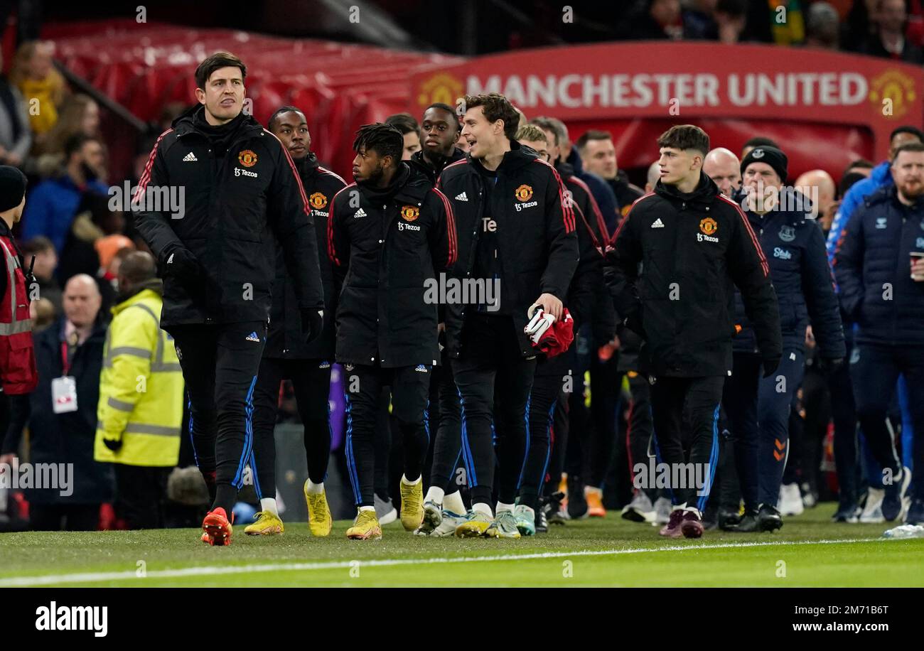 Harry maguire 2023 bench hi-res stock photography and images - Alamy