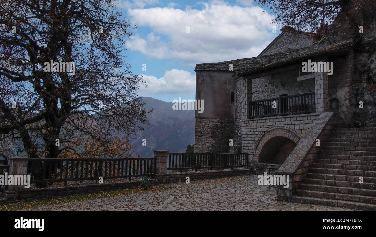 Monastery of Pelekiti at Agrafa mountains, Karditsa, Thessaly, Greece ...