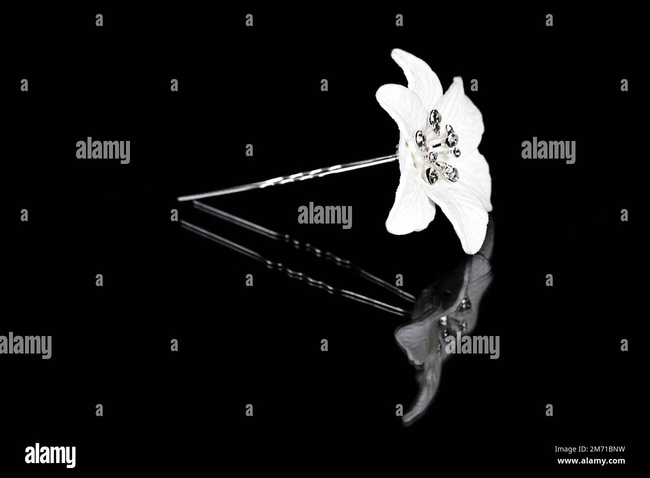 Hair ornament ,flower shaped Stock Photo - Alamy