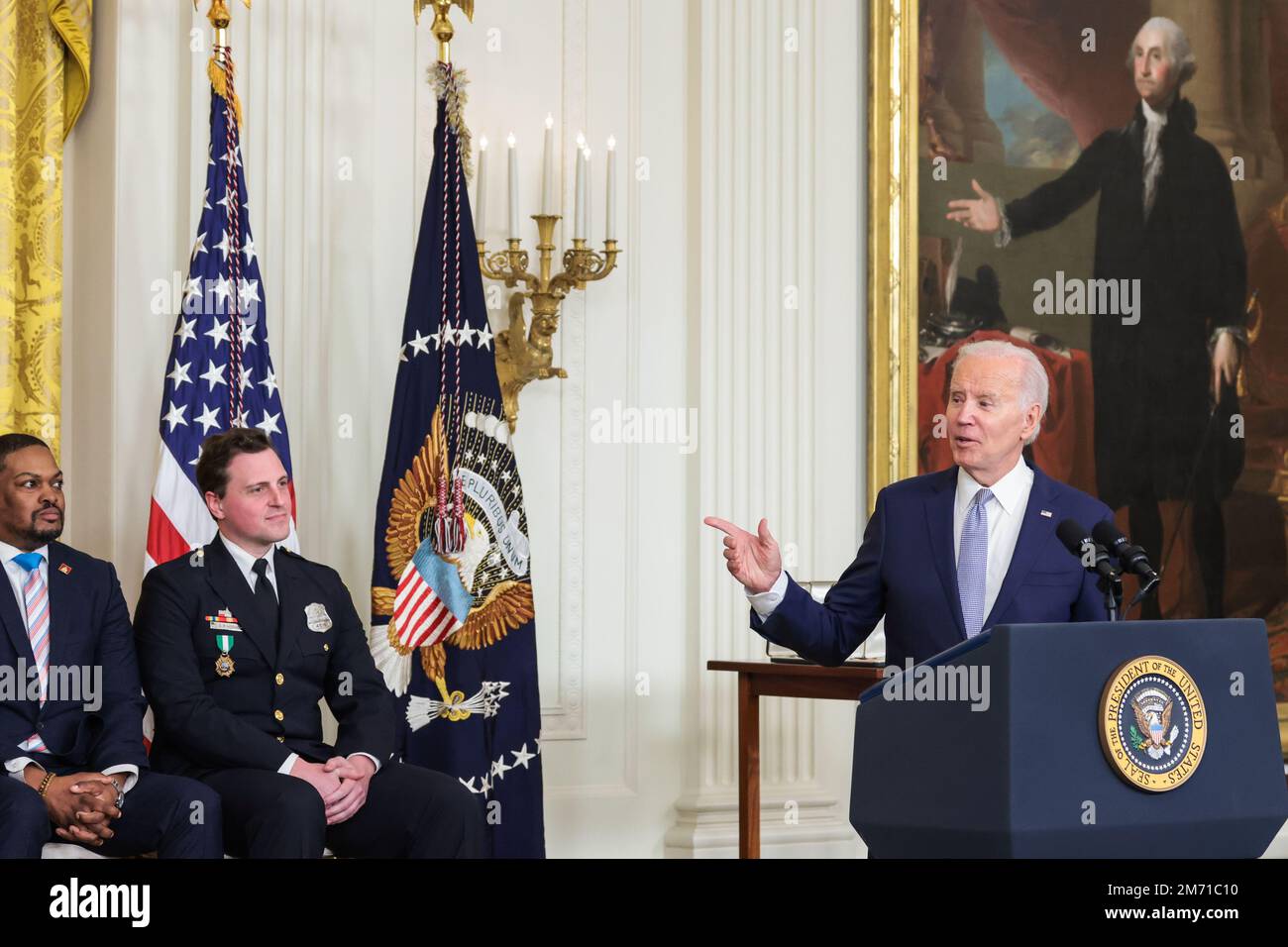 President Joe Biden marks the two-year anniversary of the January 6th ...