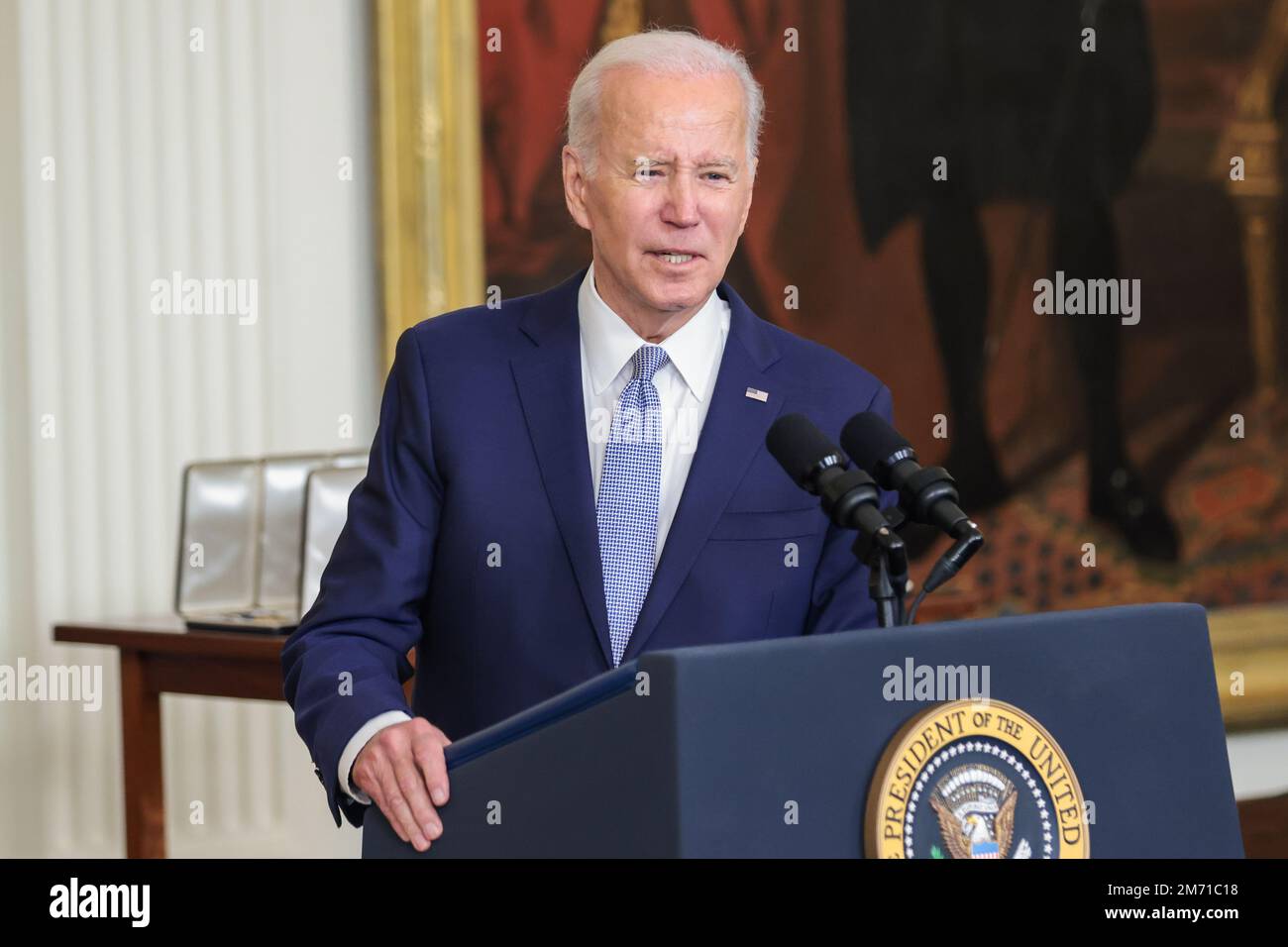 President Joe Biden marks the two-year anniversary of the January 6th ...
