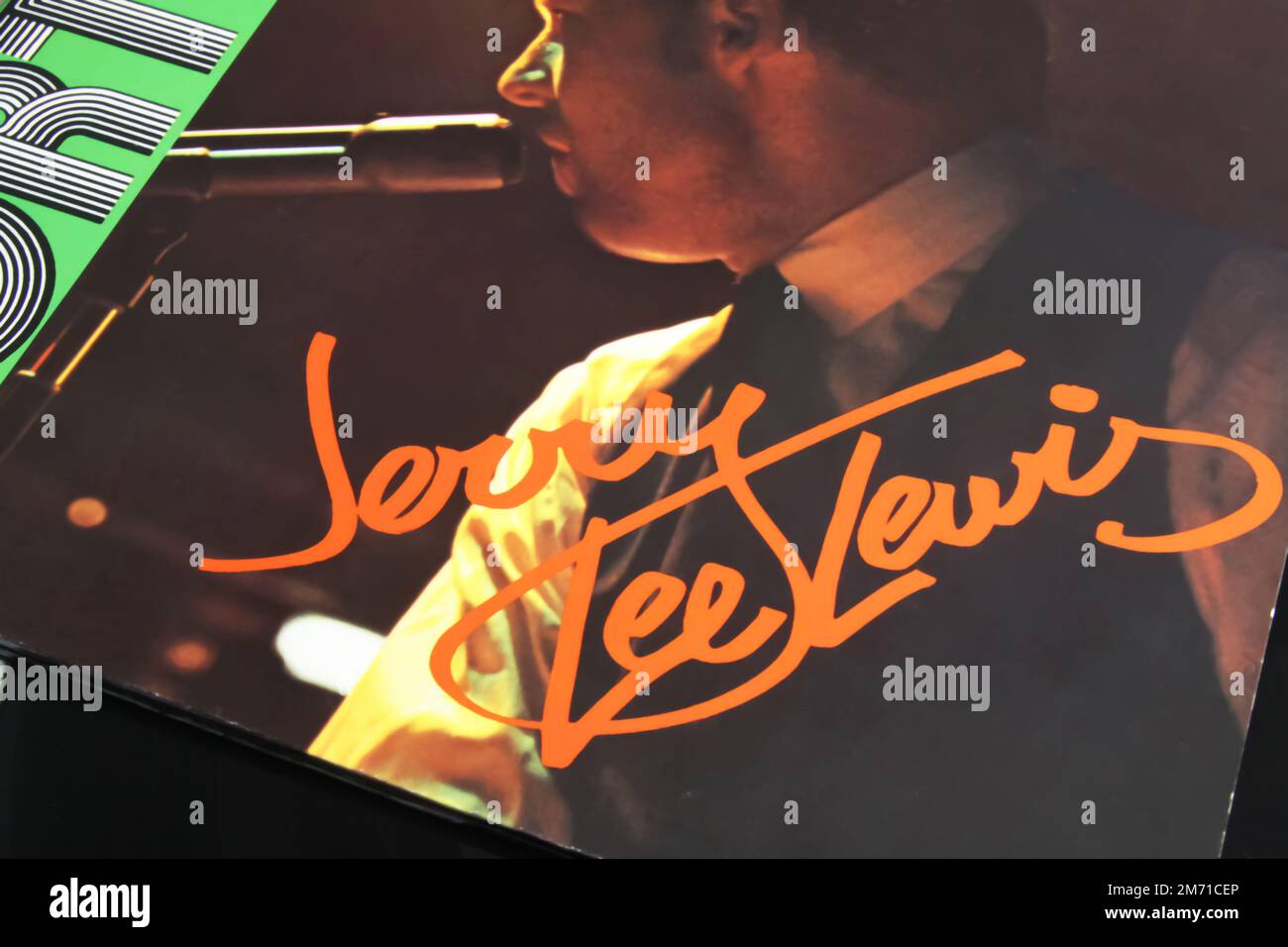 Viersen, Germany - May 9. 2022: Closeup of vinyl record cover of singer ...