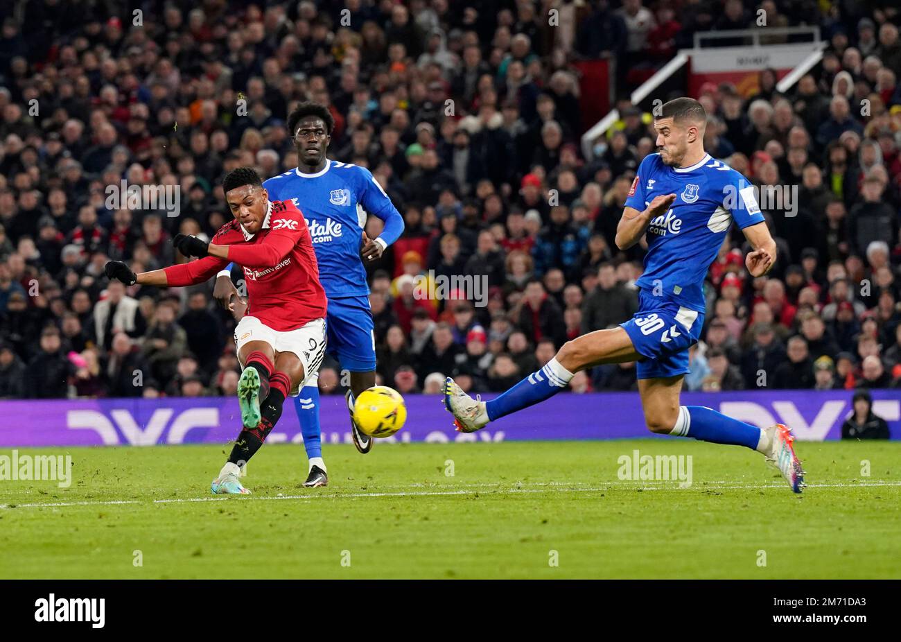 Manchester, England, 6th January 2023. Anthony Martial of Manchester ...
