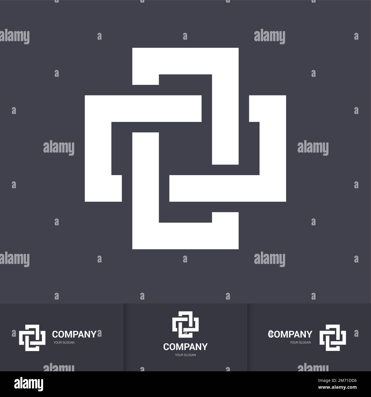 Complex Geometric Contemporary Element. Logo Design Template for ...