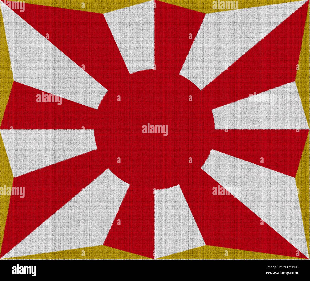 Flag of Japan Ground Self-Defense Force Regiment on texture. Concept ...
