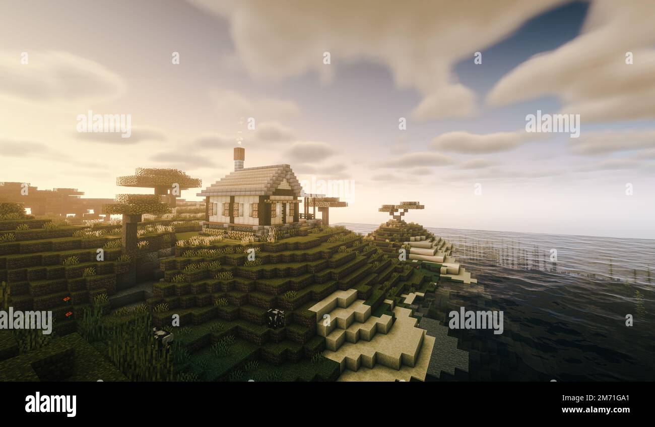 Minecraft Game – May 21 2022: Sample of Simply Medieval House in ...