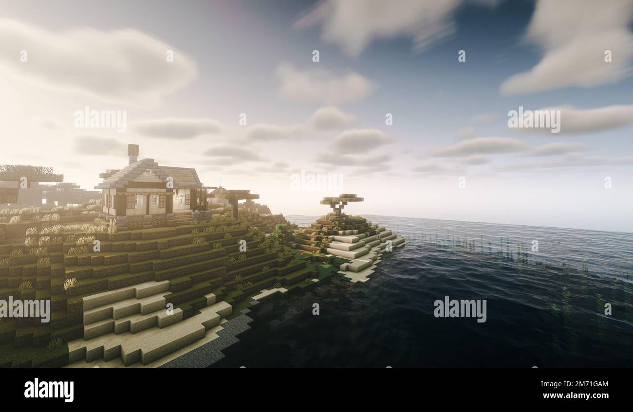 Minecraft Game – May 21 2022: Sample of Simply Medieval House in ...