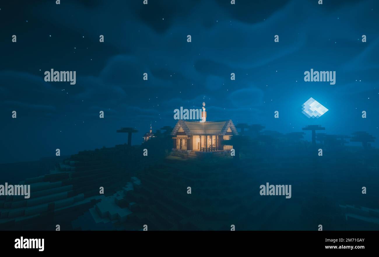 Minecraft Game – May 21 2022: Sample of Simply Medieval House in ...