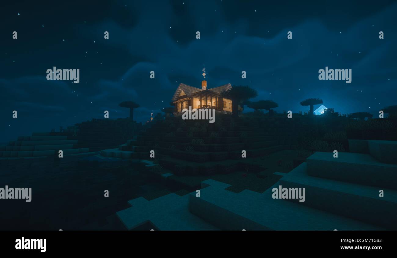 Minecraft Game – May 21 2022: Sample of Simply Medieval House in ...