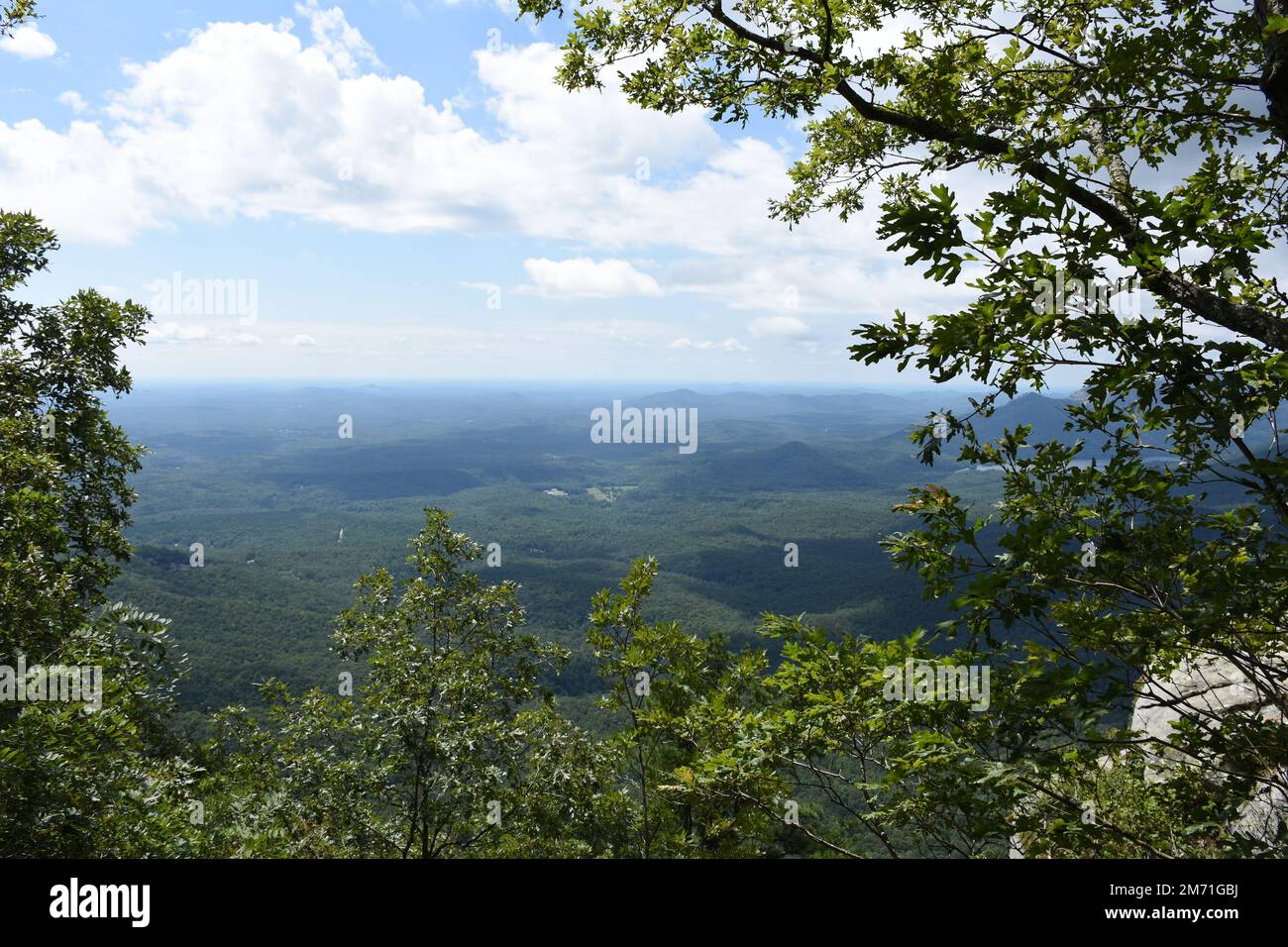 An overlook in Caesars Head State Park located in South Carolina Stock ...