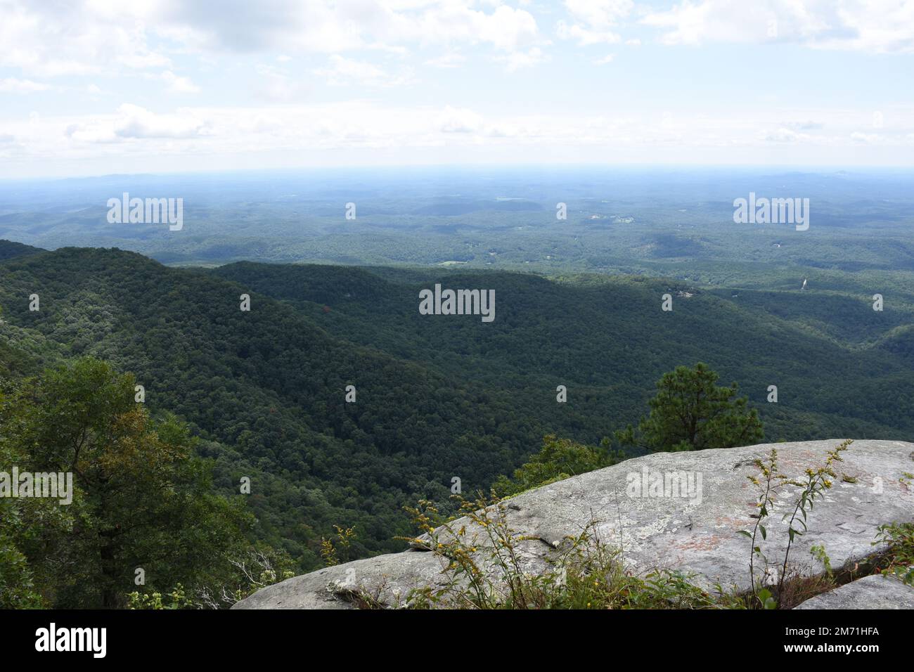 An overlook in Caesars Head State Park located in South Carolina Stock ...