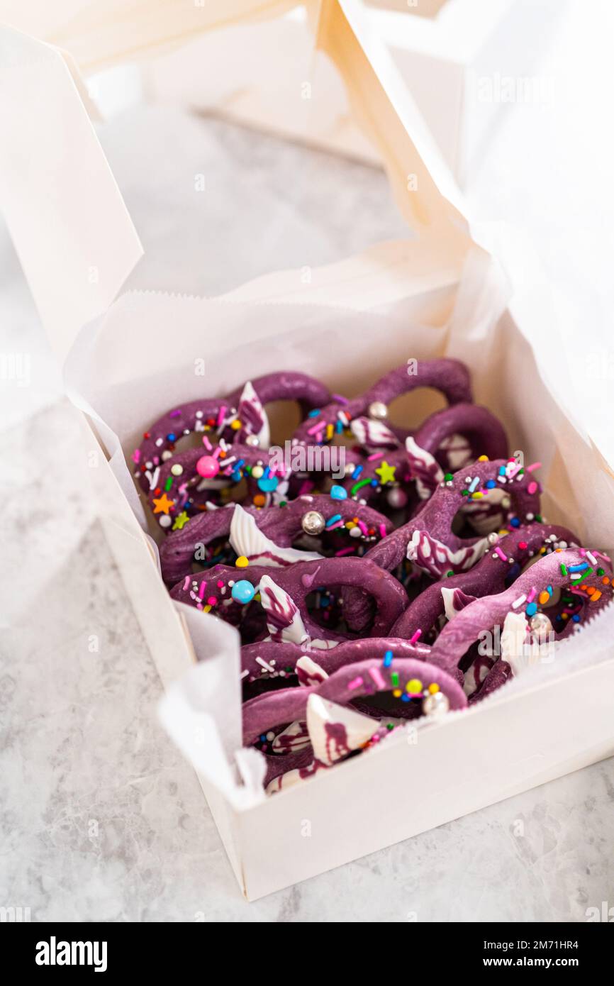 Mermaid pretzel twists Stock Photo - Alamy