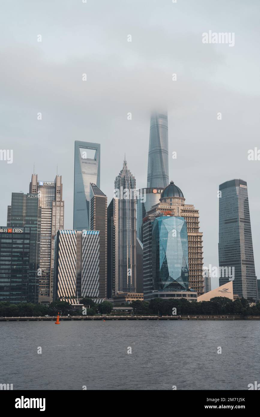 The modern buildings of downtown Lujiazui, Shanghai Stock Photo - Alamy