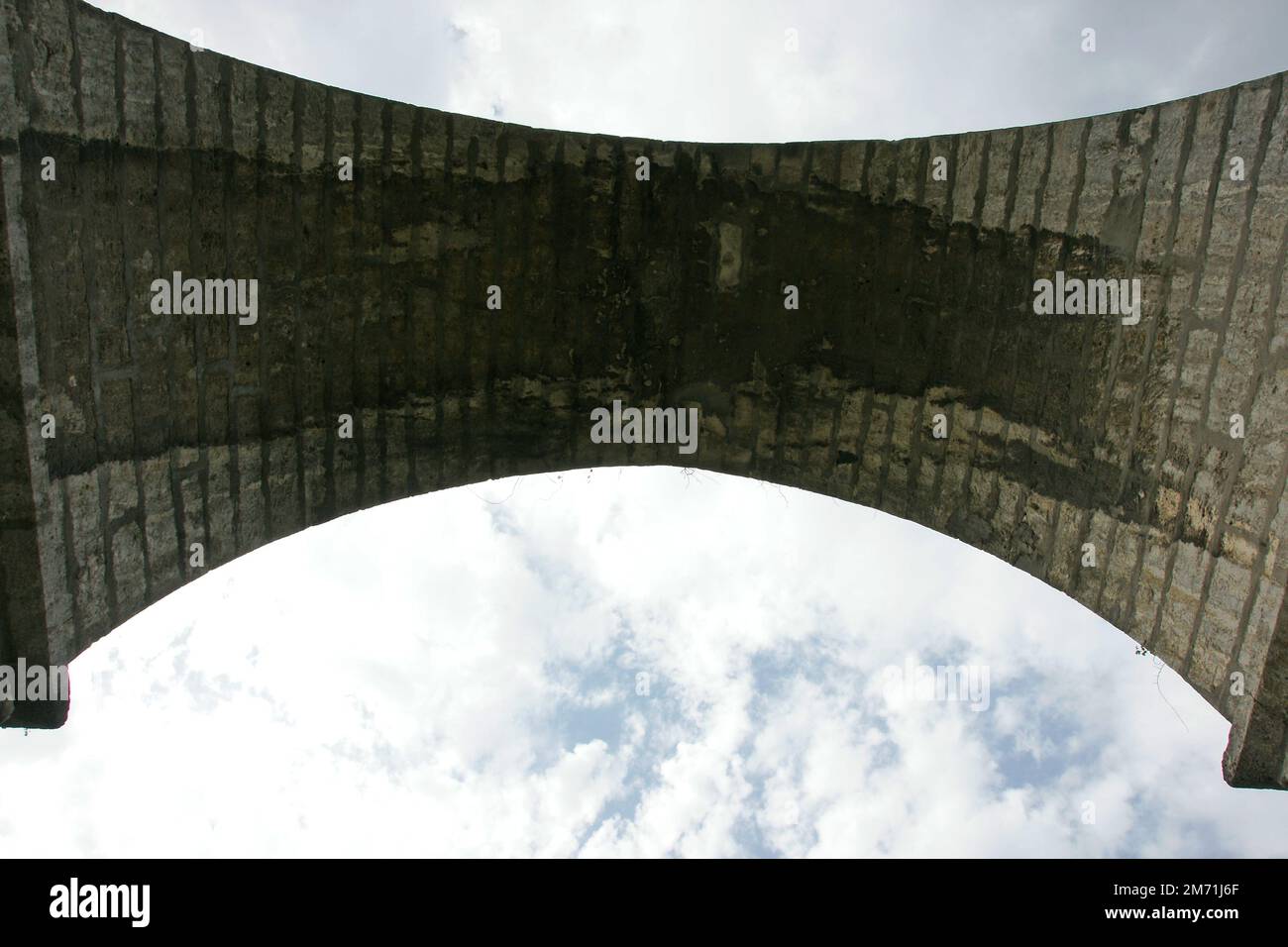 Located in Istanbul, Turkey, the Guzelce Aqueduct was built by Mimar ...
