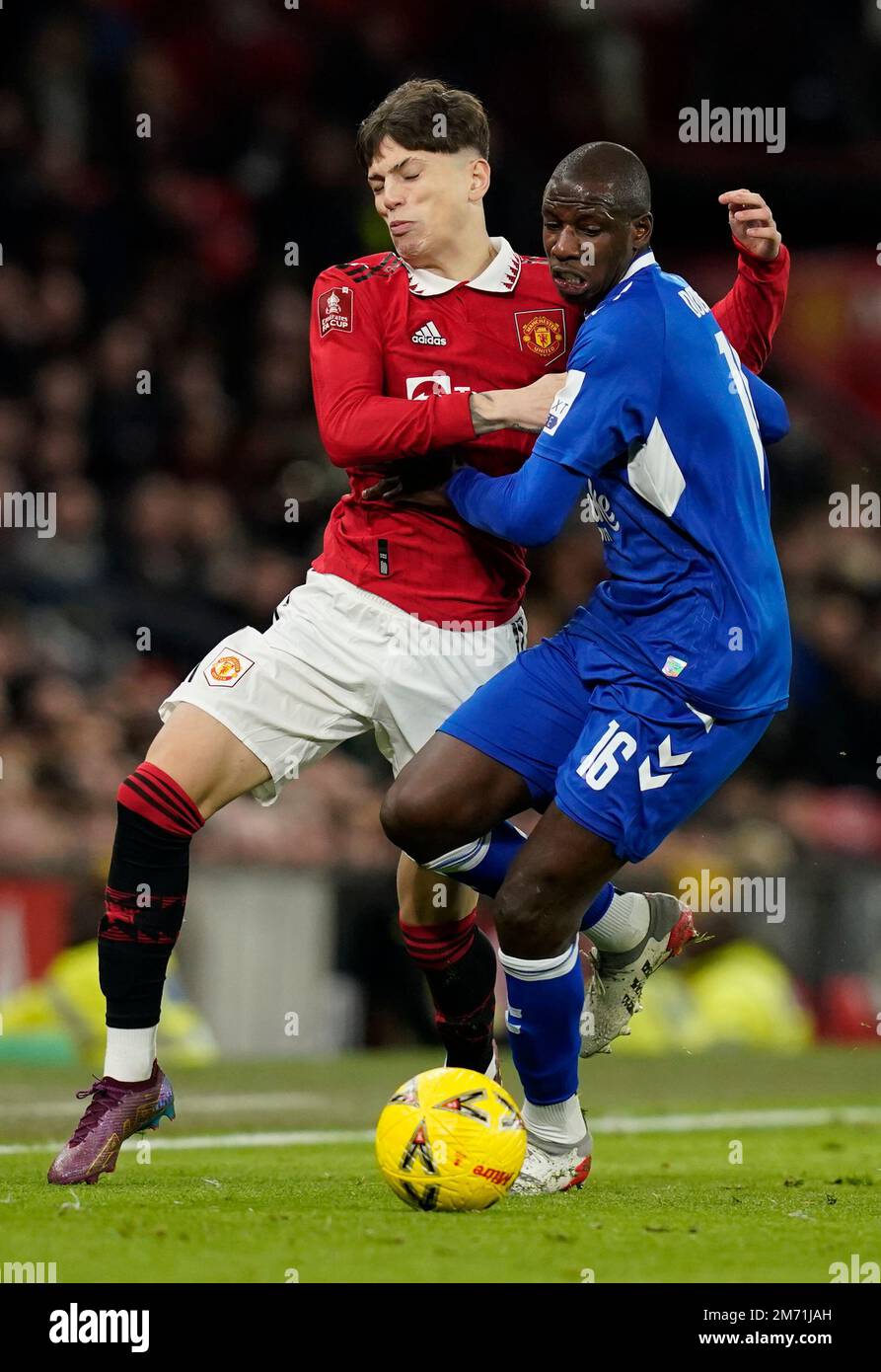 Garnacho everton 2023 hi-res stock photography and images - Alamy