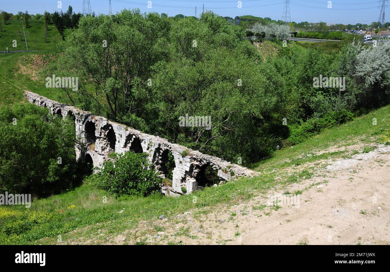 Ali Pasha Aqueduct, located in Istanbul, Turkey, was built during the ...