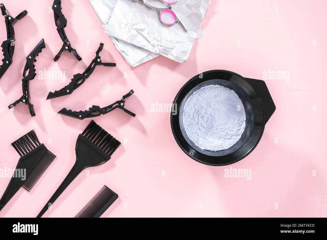 Hair dye color set Stock Photo - Alamy