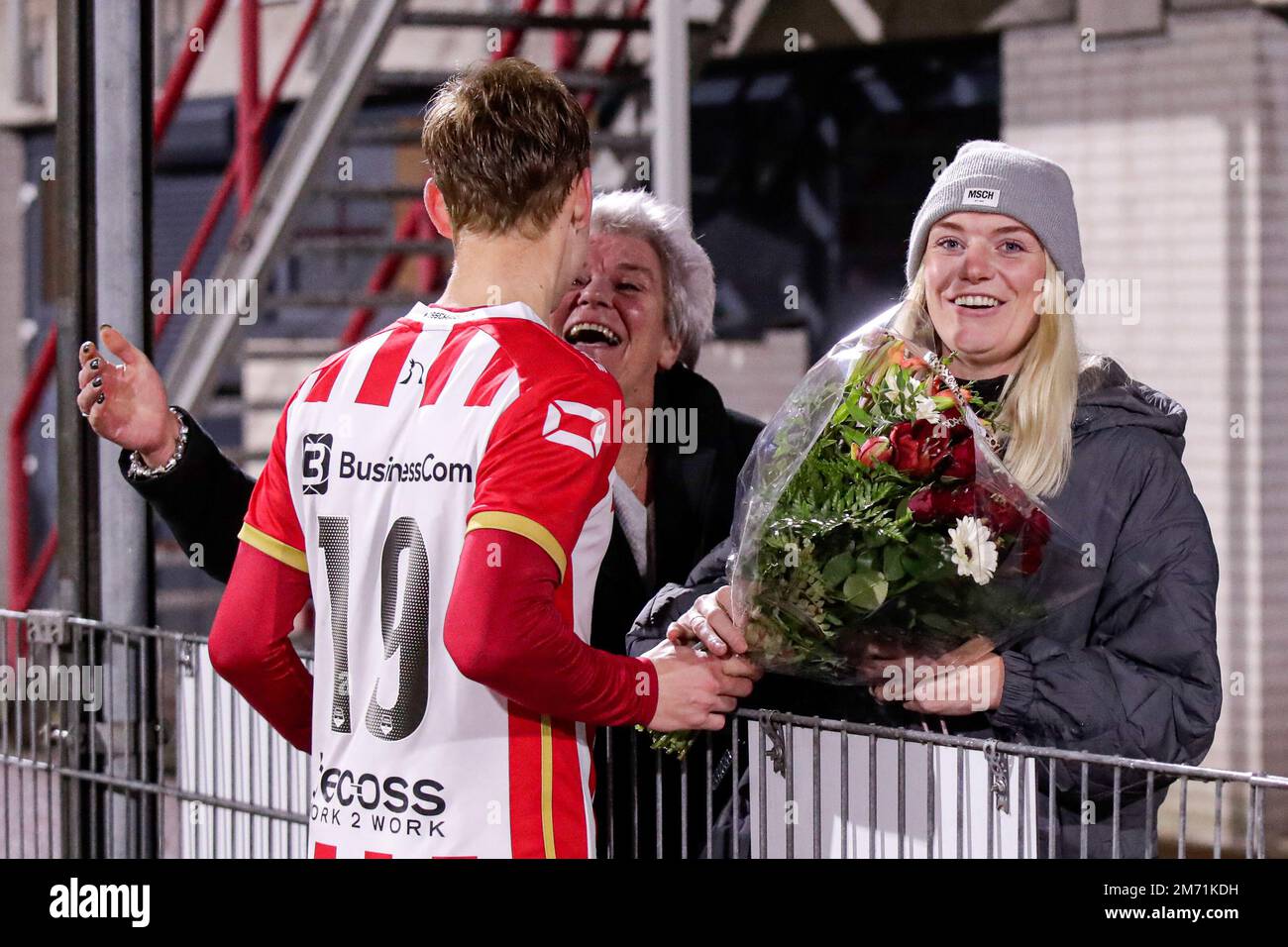 OSS, NETHERLANDS - JANUARY 6: Rick Dekker of TOP Oss during the Dutch ...
