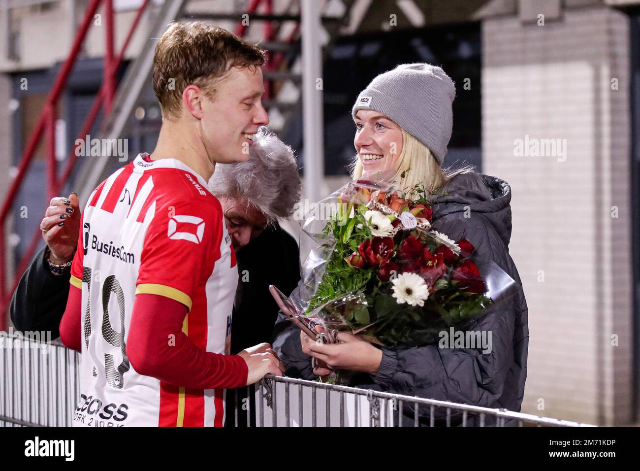 OSS, NETHERLANDS - JANUARY 6: Rick Dekker of TOP Oss during the Dutch ...