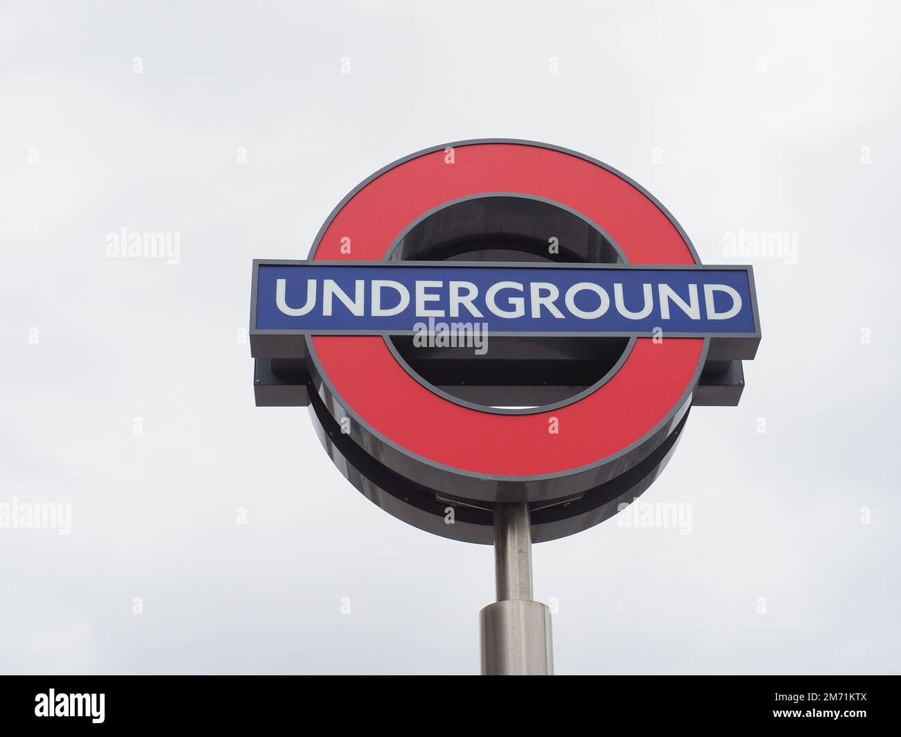 LONDON, UK - CIRCA OCTOBER 2022: Underground roundel sign Stock Photo ...
