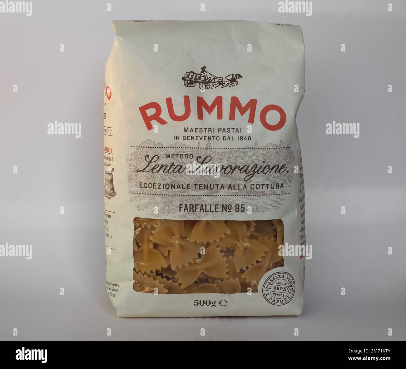 BENEVENTO, ITALY - CIRCA OCTOBER 2022: Packet of Rummo pasta Stock ...