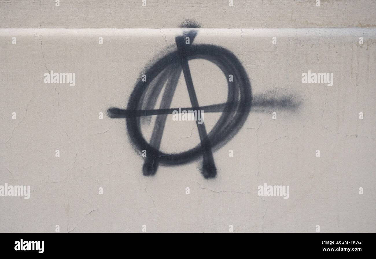 Anarchy sign hi-res stock photography and images - Alamy