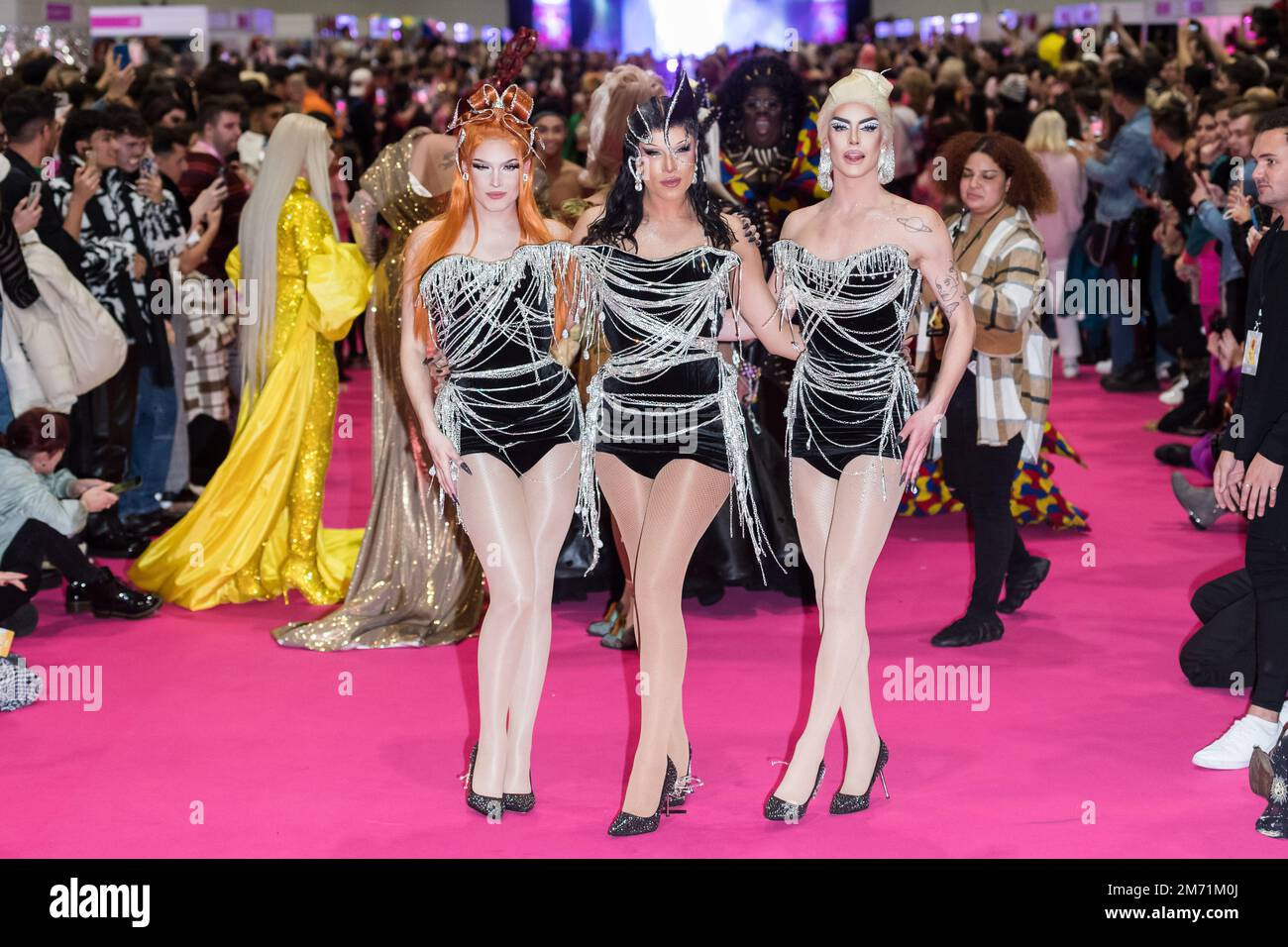 London, UK. 06th Jan, 2023. LONDON, UNITED KINGDOM - JANUARY 06, 2023: Drag queens attend The ...