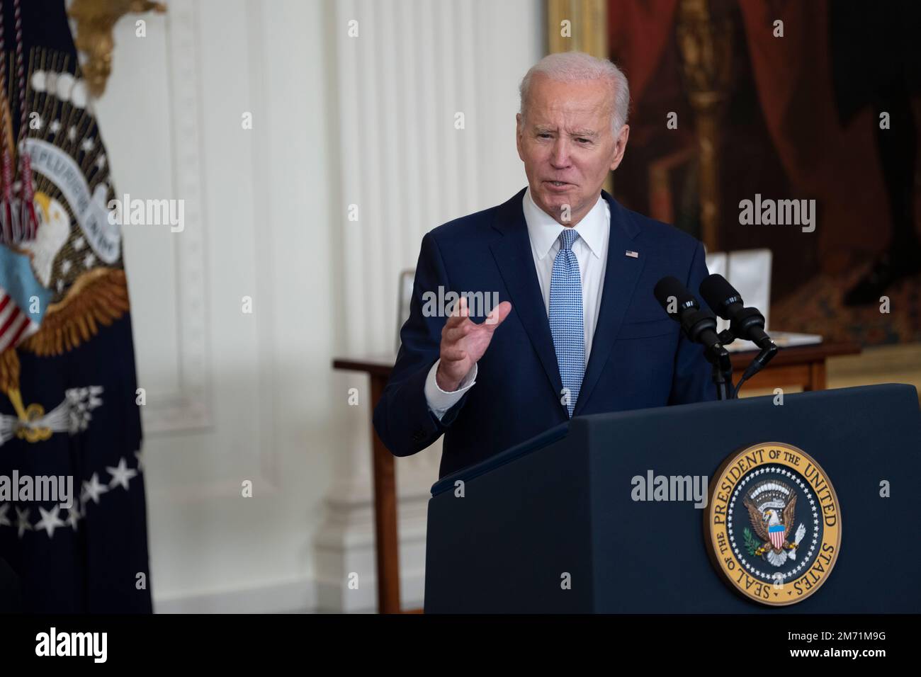 United States President Joe Biden marks the two-year anniversary of the ...