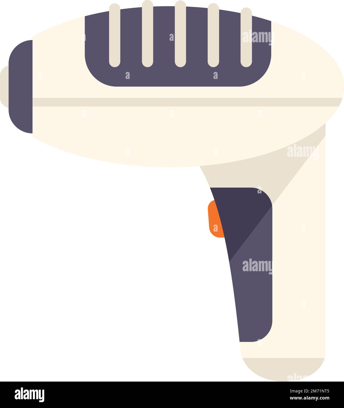 Wax gun icon flat vector. Hair removal. Hair depilation isolated Stock ...