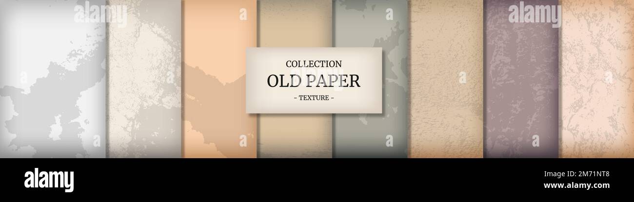 Collection of old paper textures. Newspaper with old grunge vintage ...