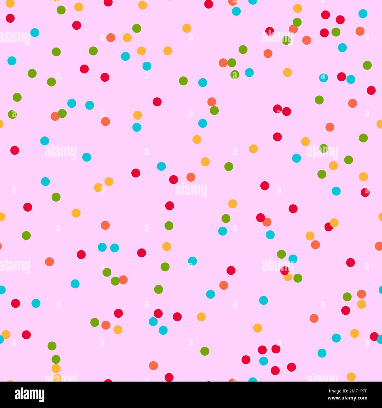 Sprinkles seamless pattern. Colorful sprinkles on solid background ...