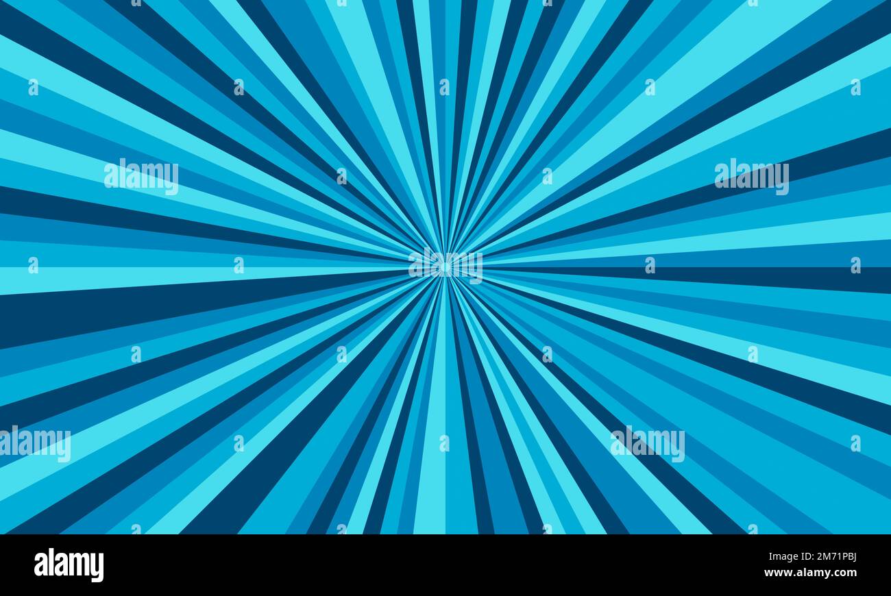 Vintage pop art blue background. Banner vector illustration Stock ...