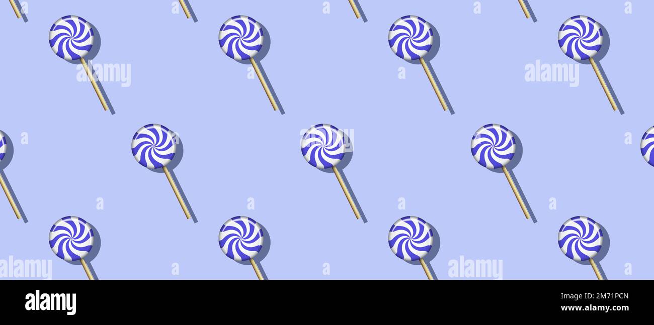 Purple lollipop candy isolated background. Vector illustration Stock ...