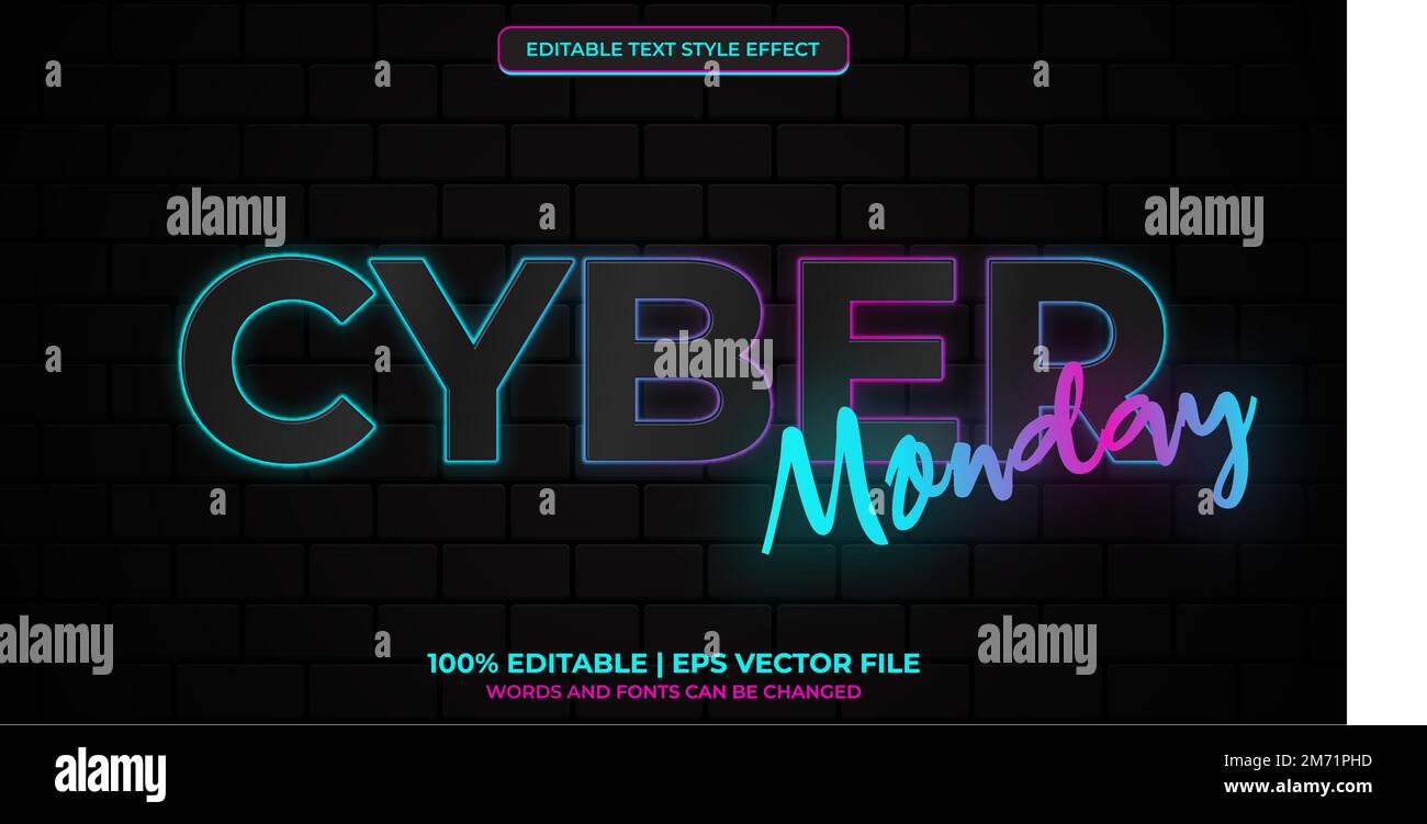 Modern cyber monday special Stock Vector Images - Alamy
