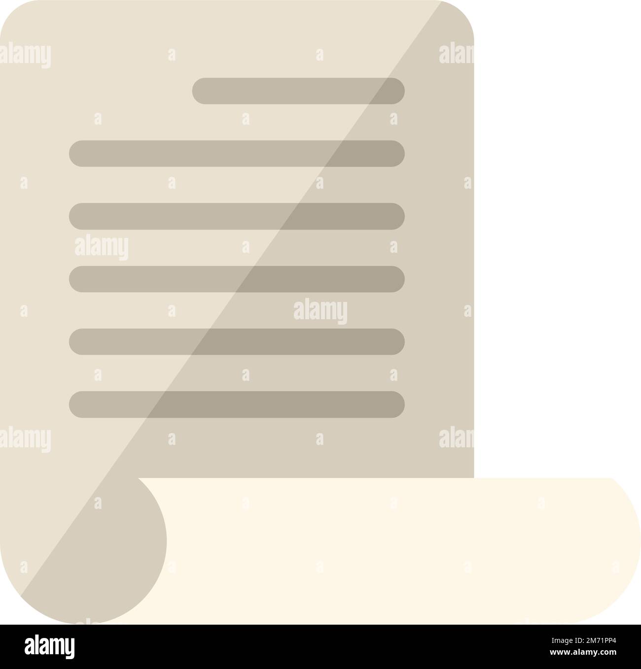 Paper writing icon flat vector. Note book. Article document isolated ...