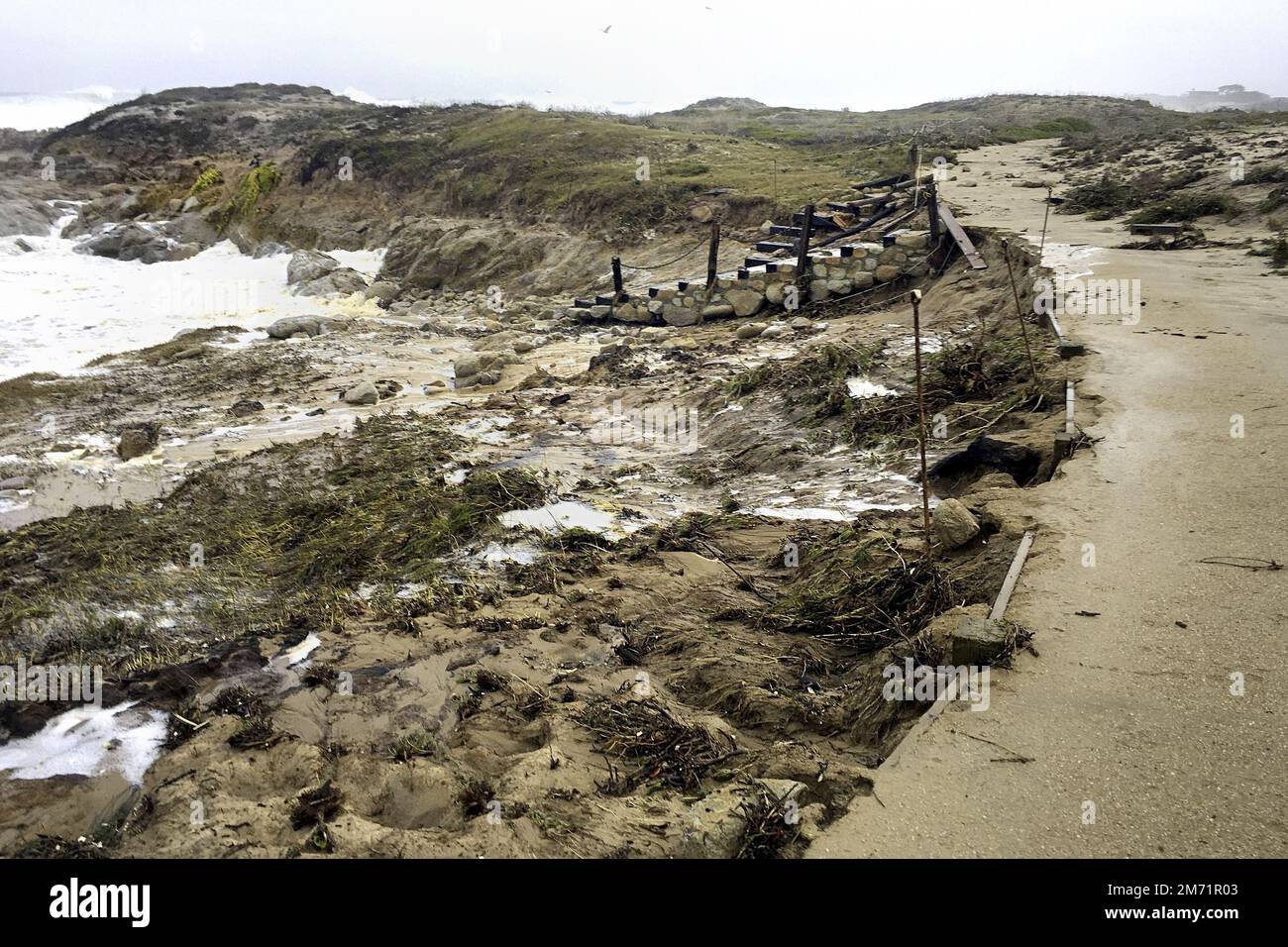 Pacific Grove, California, USA. 5th Jan, 2023. Bomb Cyclone as it ...