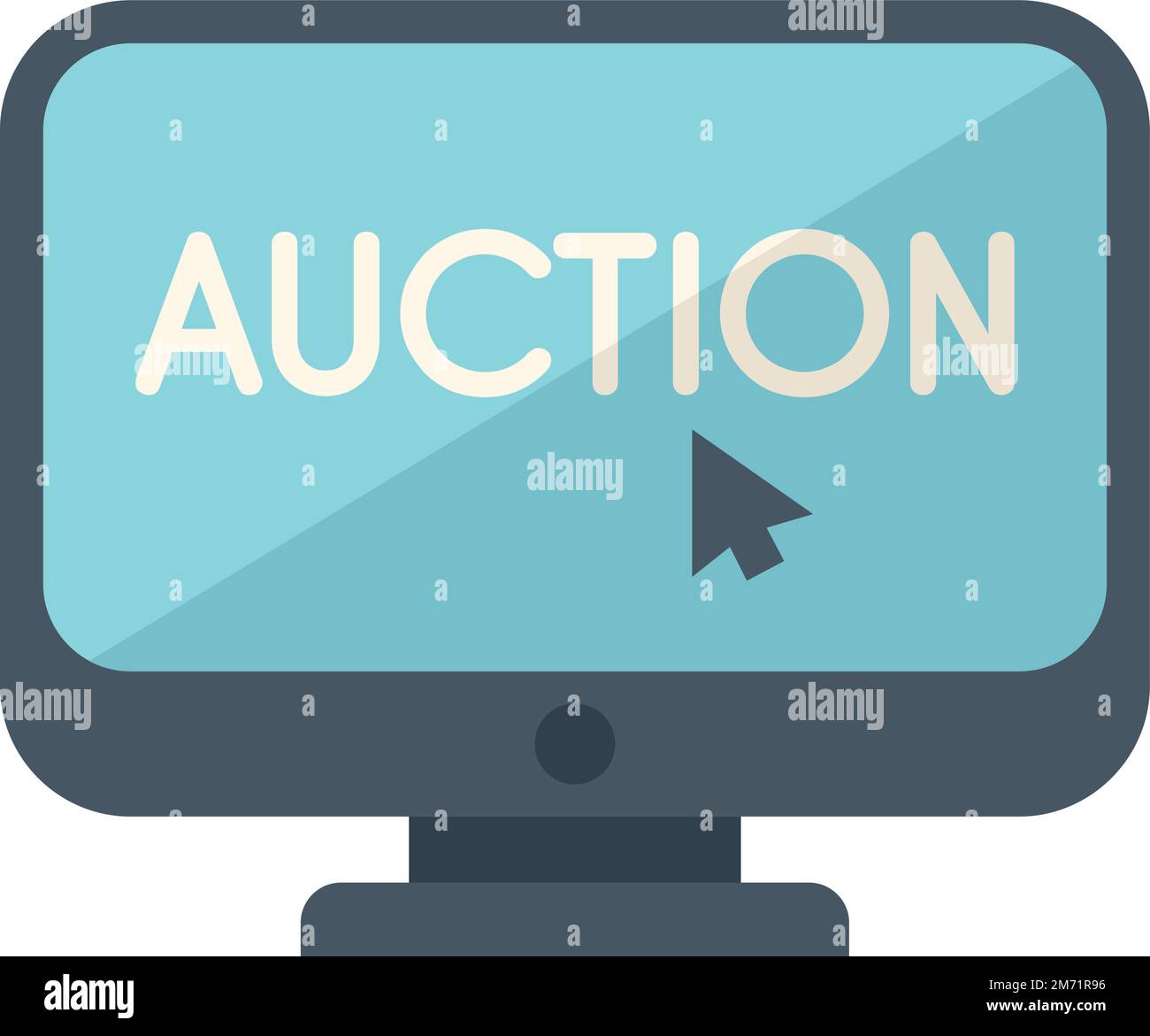Virtual bidding Stock Vector Images - Alamy