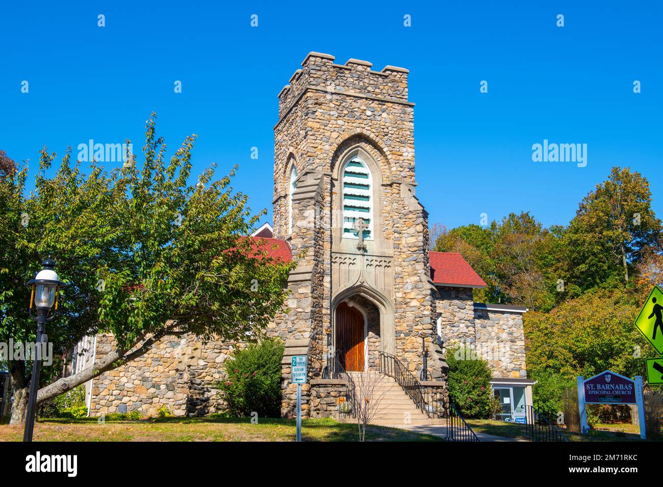 St. Barnabas Episcopal Church at 3257 Post Road in village of Apponaug ...