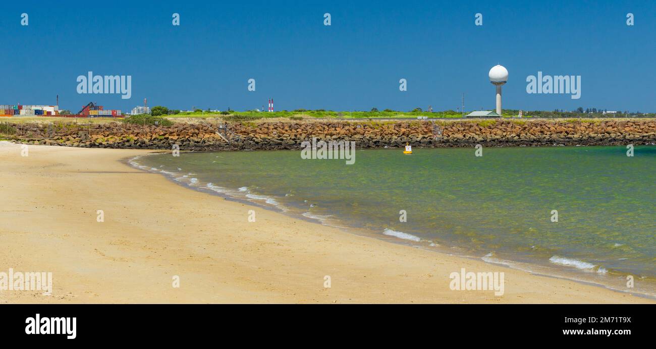 Detail from Tower Beach on Botany Bay in Sydney, NSW, Australia. The ...