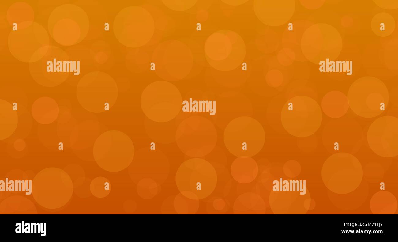 Orange bokeh background Stock Vector Images - Alamy