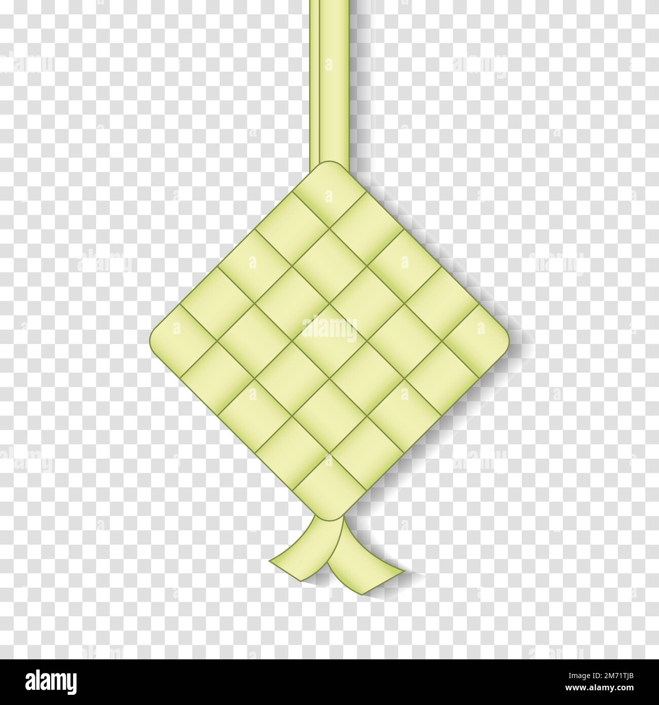 Realistic 3D ketupat. 3d ketupat rice dumpling Eid Mubarak. Ketupat ...