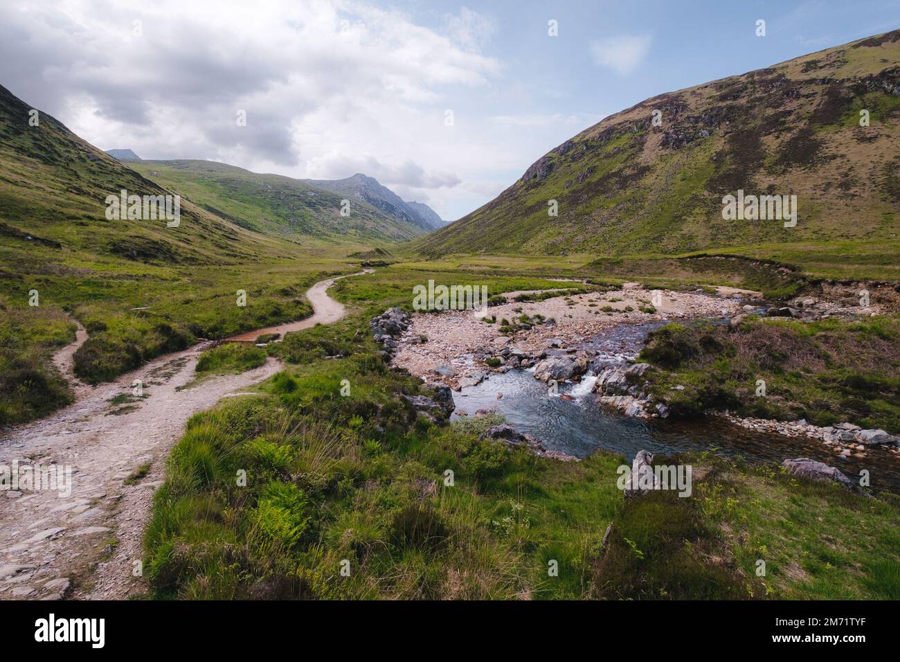 Glen Rosa on the Isle of Arran, Scotland Stock Photo - Alamy